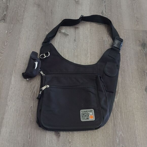 Compass Gear | Bags | Compassgear Black Crossbody Messenger Bag | Poshmark